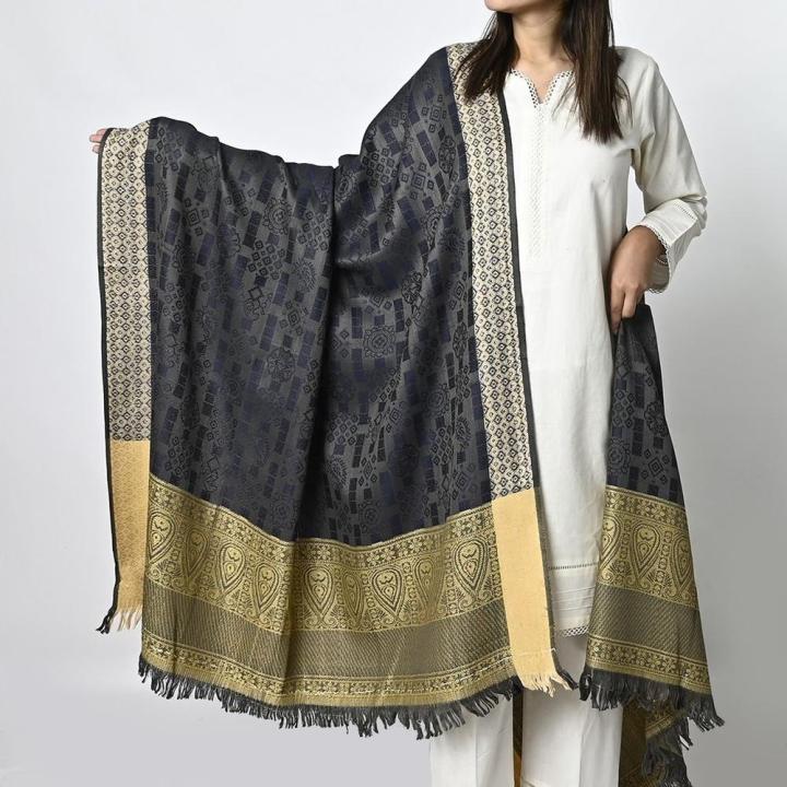 Shawl For Women Winters Kashmiri Heera Stole For Girls | 4 Side ...