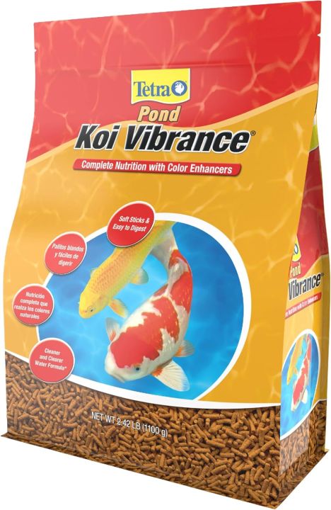 Koi Vibrance Soft Sticks, Floating Pond Fish Food for Koi Fish and ...