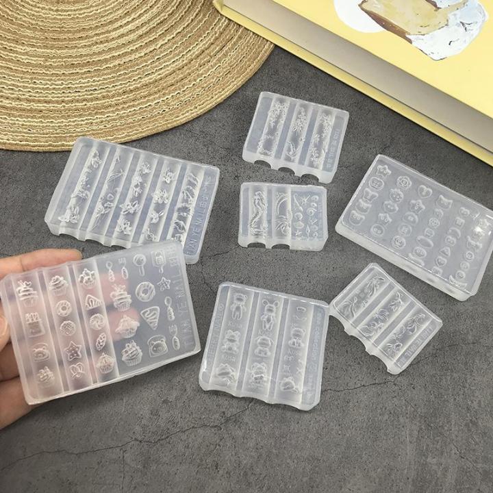 Cartoon Animals Sanrio Hello Kitty Flower 3D Silicone Nail Mold DIY ...