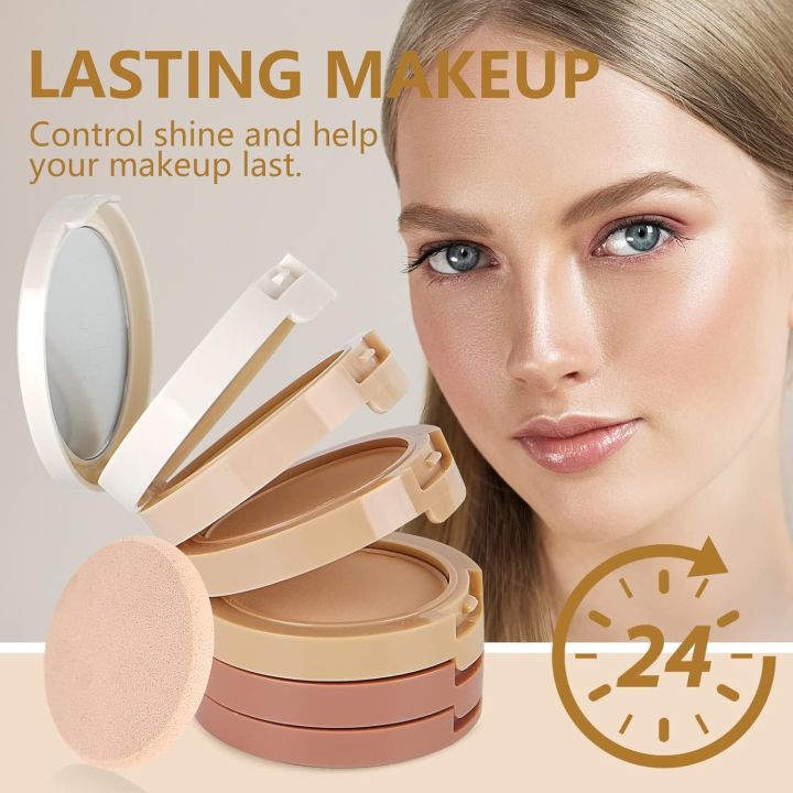 5 Color Kit - 5 In 1 Compact Face Powder - Face Loose Finishing ...