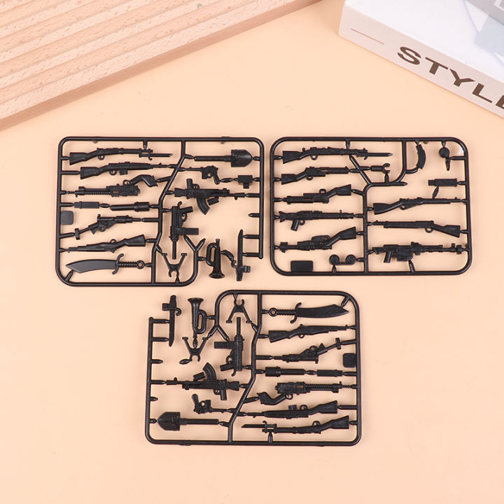 5Pieces Blocks Weapons Pack Parts Soldiers Building Blocks Figure Model ...
