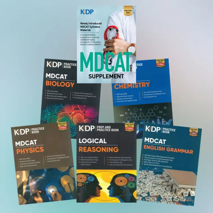 Kips MDCAT book 2025 set 4th Edition / Kips MDCAT Practice books 2025 Edition / Kips MDCAT books ...