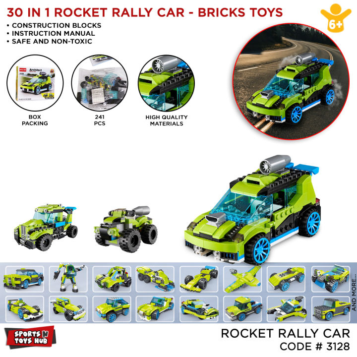Decool Architect 30 in 1 Rocket Rally Racing Cars Building Blocks For ...