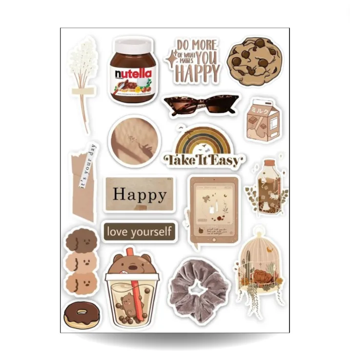 Vintage Mini UNCUT Sticker Sheet - A6 size - 15 x 10 cm | Journal ...
