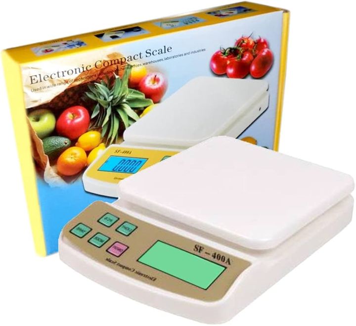 10kg Imported Digital Kitchen Scale SF400A - LCD Precision Multiple ...