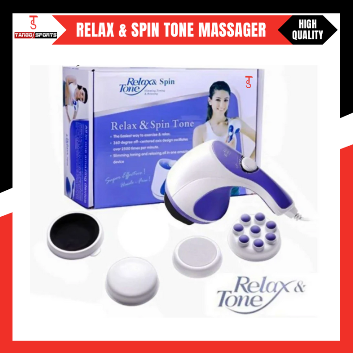 100% Original Relax and Spin Tone Massager - 5 in 1 Full Body Massager ...