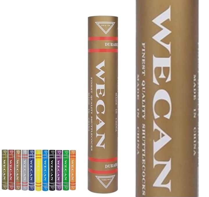 Wecan Badminton Feather Shuttle Red | Daraz.pk