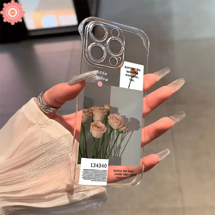 Fashion Creative Retro Romantic Rose Case Compatible for IPhone 13 11 ...