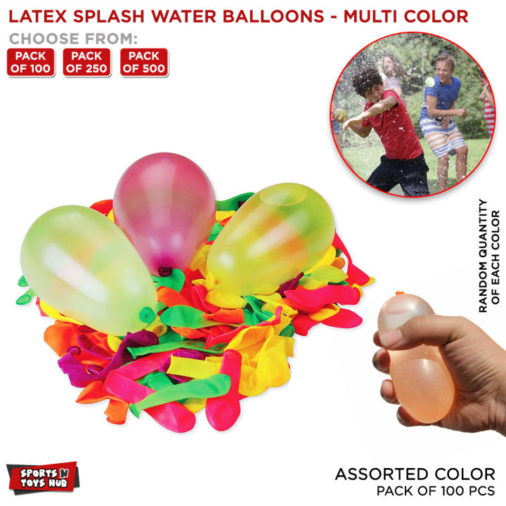 Water Balloons Splash Balloon Rapid Fill Multicolor Water Balloon For ...