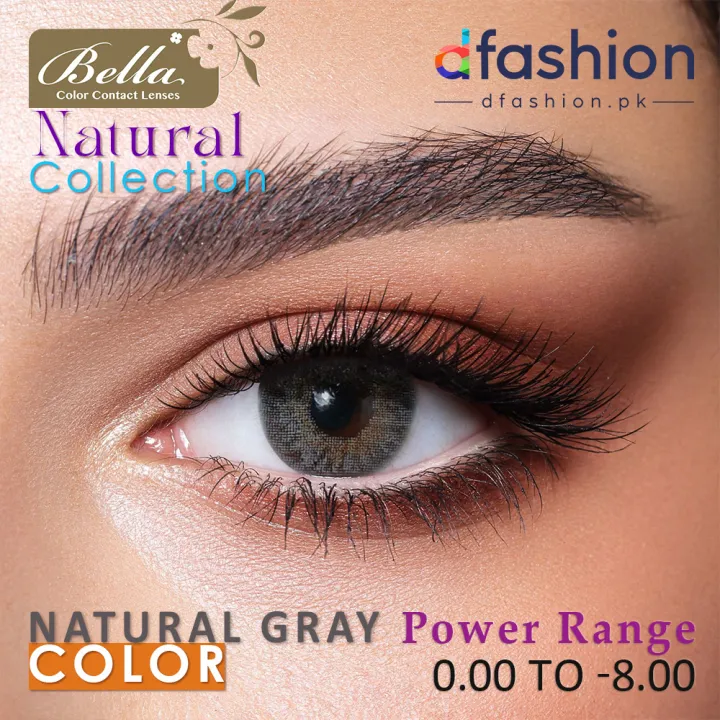 Bella Contact Lenses - Natural Collection - NATURAL GRAY / NATURAL GREY ...