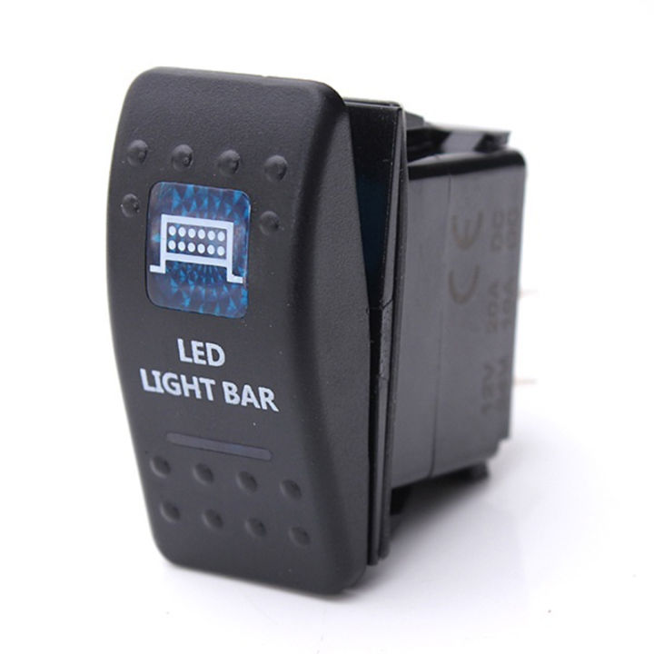 Dual LED Back Light Rocker Switch SPST ON-OFF 12/24V 10A 1 | Daraz.pk