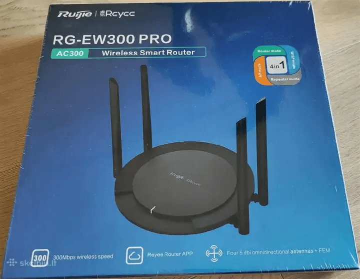 Ruijie RG-EW300PRO 300Mbps Wireless Smart Router (NEW PACK 4 IN 1 ...