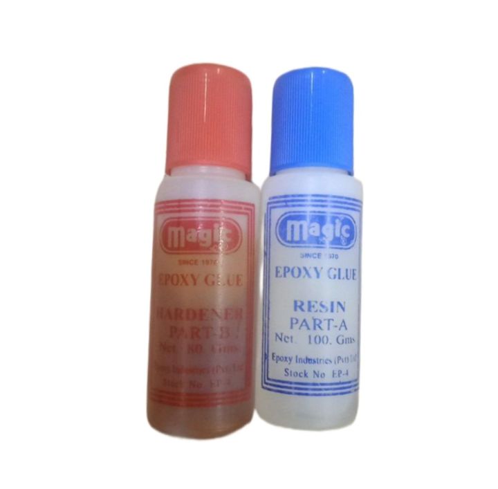 Magic Epoxy glue. Resin & hardener set, Premium Quality, adhesive, glue ...