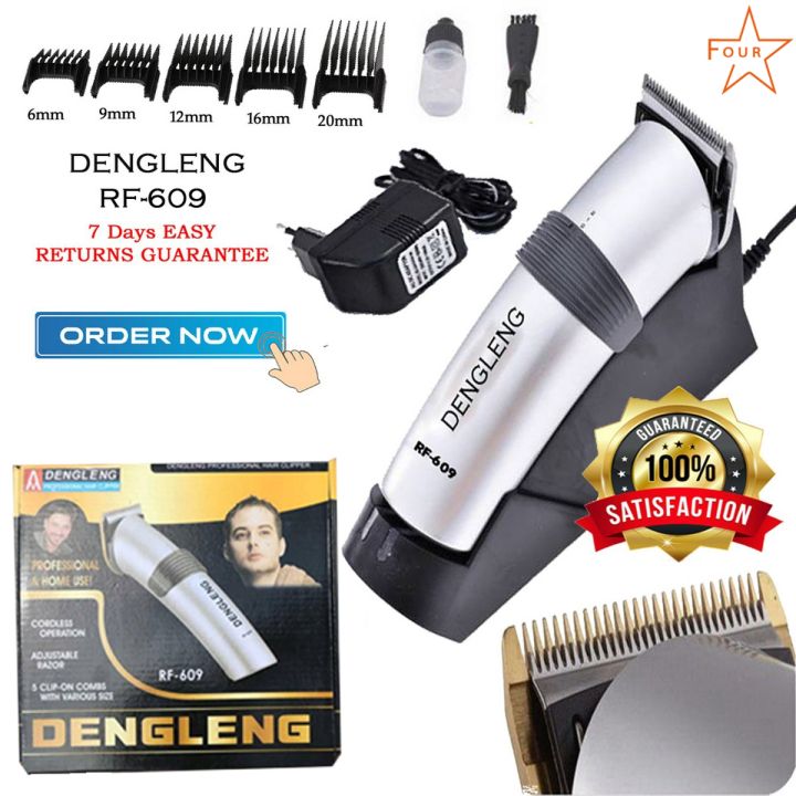 Dengleng Hair and Beard Trimmer Professional Series - Rechargeable ...
