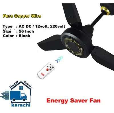 Khurshid Fans Premium Quality AC/DC Inverter Ceiling Fan - Remote Control - Copper Winding - 56 ...