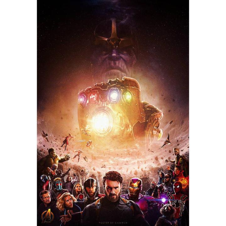 The Avengers Endgame by the Marvel MCU 2.0 Multiverse Fan Posters Vinyl ...