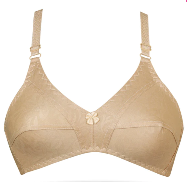 Skin Floral Self Printed Nylon Bra for Everyday Wear Espico Pink - Bra ...