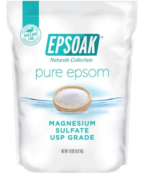 Epsoak Epsom Salt Bolsa a granel Sulfato de magnesio USP 1kg | Daraz.pk