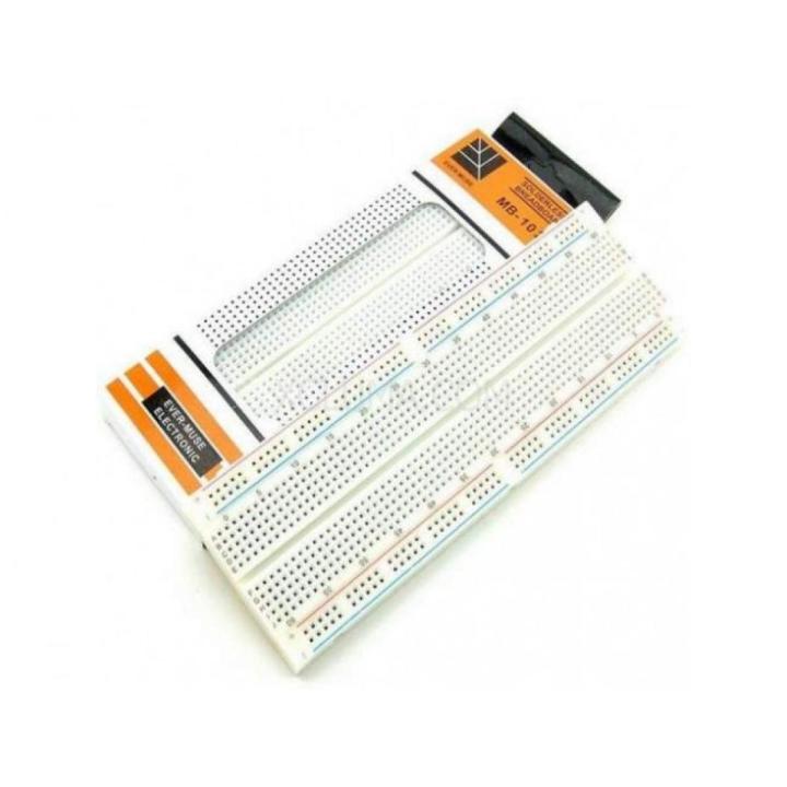 MB102 830 Points Solderless Prototype Breadboard | Daraz.pk