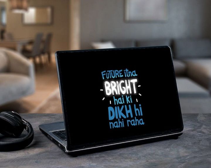 Bright Future Laptop Skin Vinyl Sticker Decal, 12 13 13.3 14 15 15.4 15 ...
