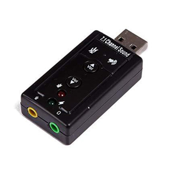 USB External 7.1 Channel Sound Card Audio Adapter | Daraz.pk