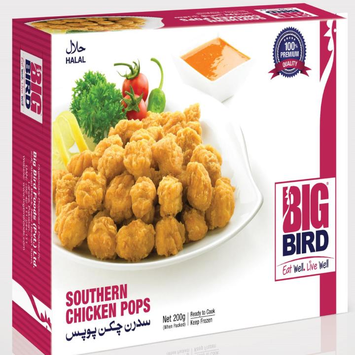 BIG BIRD Southern Chicken Pops 200 Grams ( if your order less than Rs ...