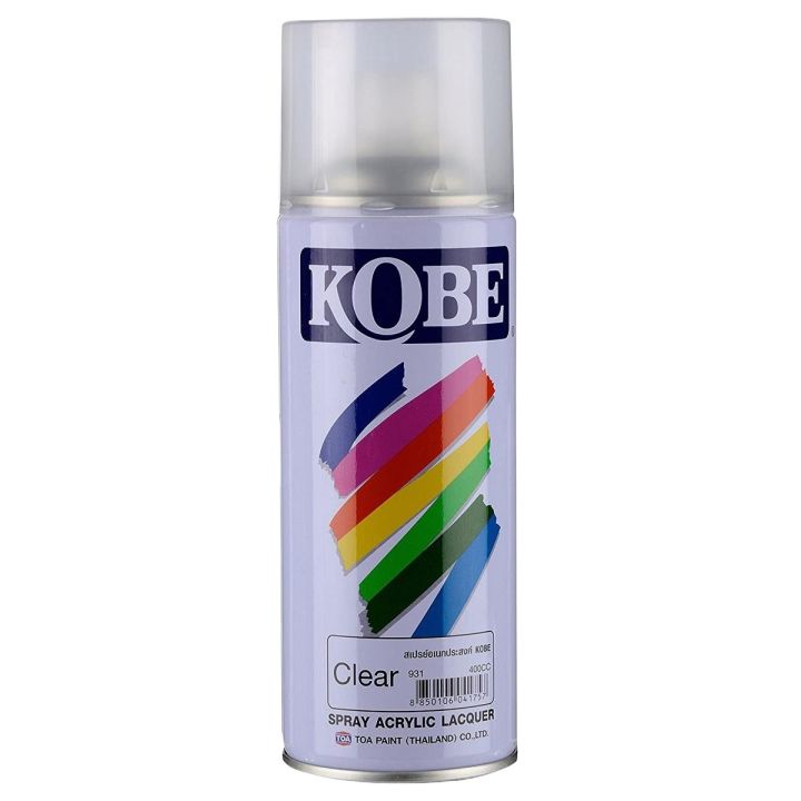 Kobe Clear Acrylic Lacquer Acrylic Based Spray Paints For All Purpose Volume- 400ml | Daraz.pk