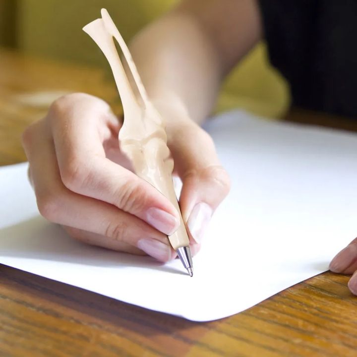 01 pc of Novelty Bone Shape Ballpoint Gel Pen 0.7mm Ink Refill Writing ...