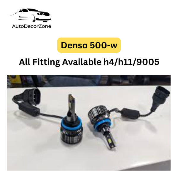 Denso 500W LED Car Headlight – H4 / H11 / 9005 – 25000LM High Power ...