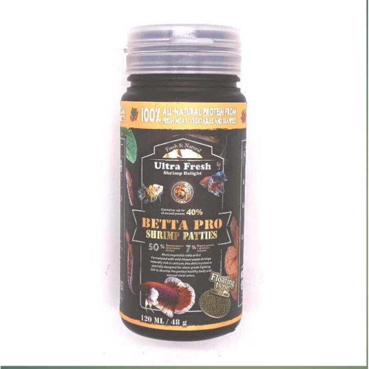 Ultra Fresh by AZOO Betta Fish Food high protein - Made for Betta fish ...