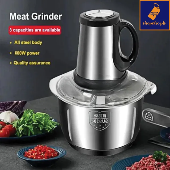Chopper Machine 3L - Blender - Grinder - Mixer - Beater - Qeema Machine ...