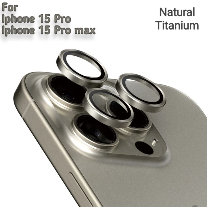 For Iphone 15 Pro and 15 Pro max Camera lens protector. / Natural ...