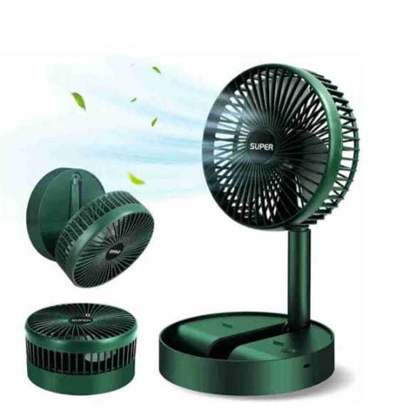 Quick & Cart Rechargeable Foldable Fan – Portable USB Folding Desk Fan ...