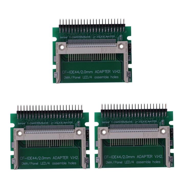 3X IDE 44 Pin Male to CF Compact Flash Male Adapter Connector | Daraz.pk