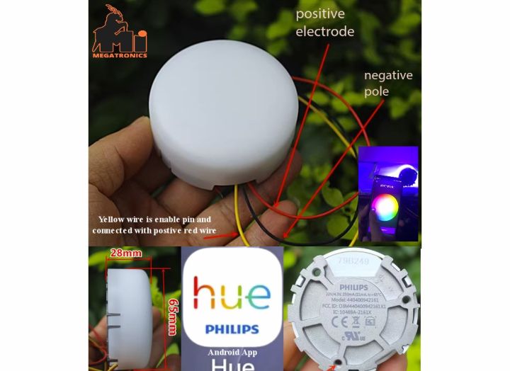 Philips LED bulb HUE control RGB color with Zigbee protocol 12-24V ...