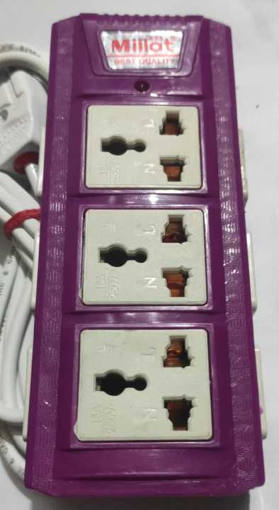 4 Way High Quality Extension Board and Multiple EU/UK Sockets With 4M ...