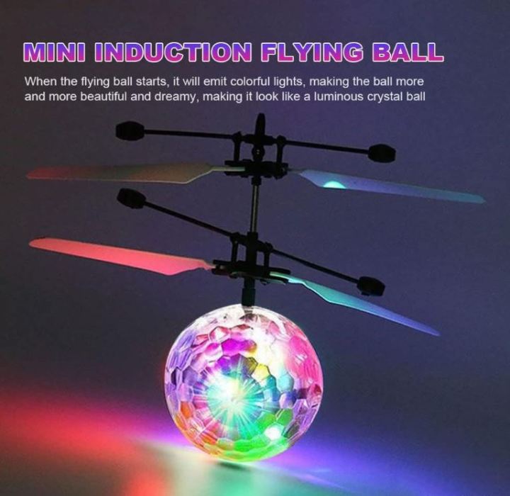 Hand-Controlled Flying Ball Toy with Motion & Gravity Sensors – LED ...