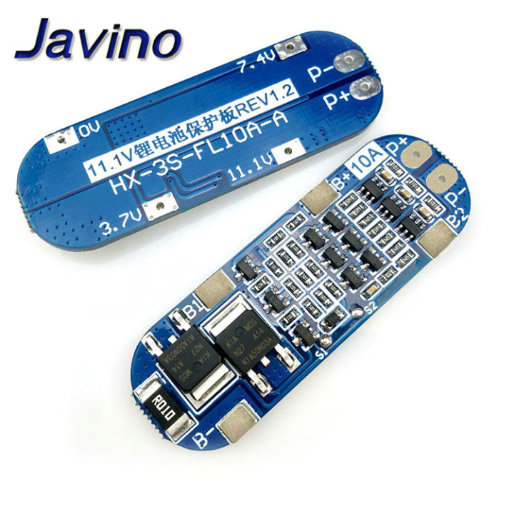 Bms 3s 10a 11.1v 12v 12.6v 18650 Lithium Charger Protection Board Power ...