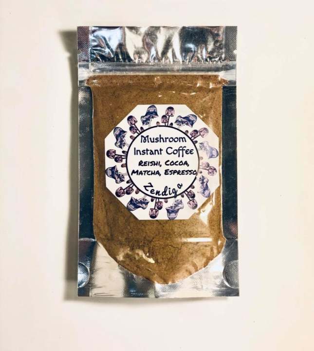 Mushroom Coffee, instant coffee, healthy coffee, coffee substitute, reishi coffee, caffeine 114g ...