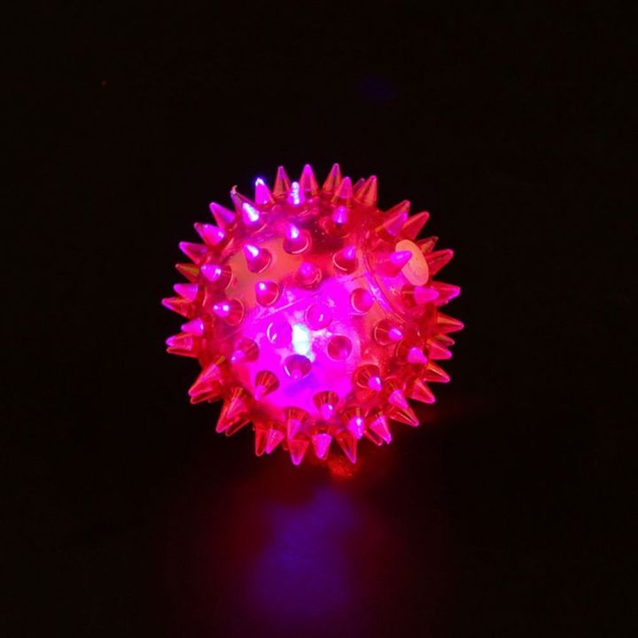 Sound Chewing Cat Fun Dog Rubber Pet LED Light Ball Toys | Daraz.pk