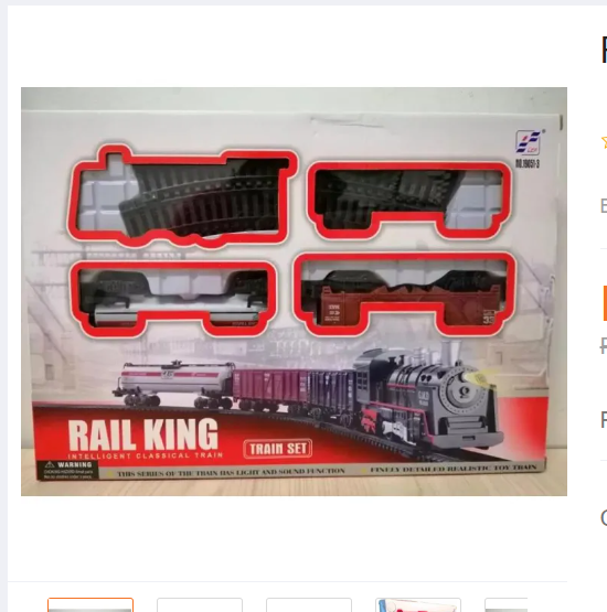Rail king train set for kids high quality toy | Daraz.pk