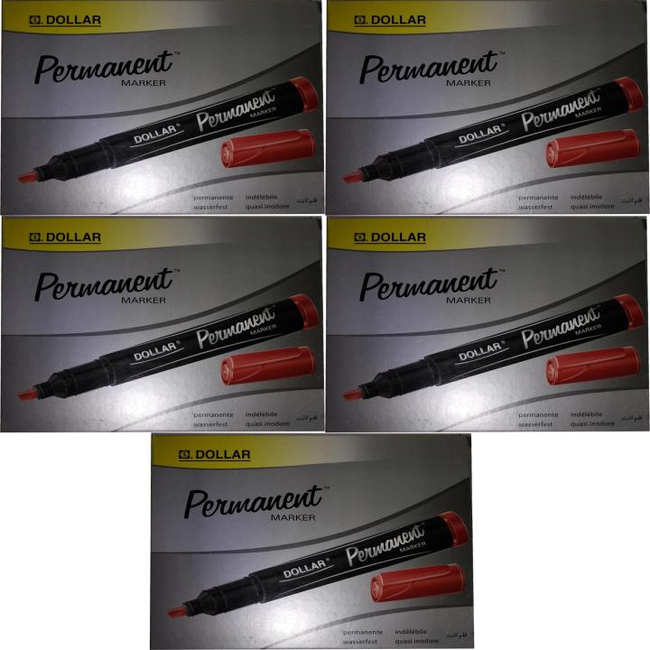 Dollar Permanent Marker / Chart Marker Pen (60 Pcs / 5 Pkt) | Daraz.pk