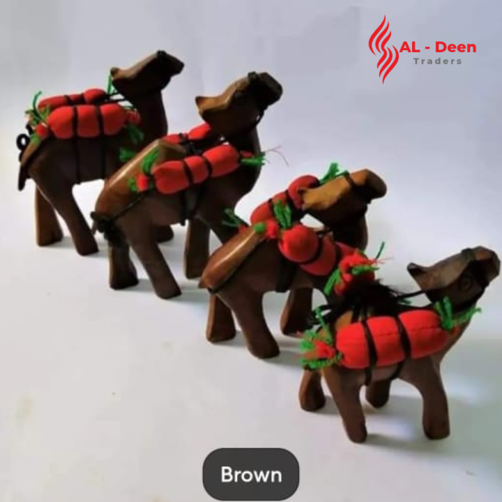 Wooden Work & Hand Made Classic Camel Set Decoration Piece / Decoration ...