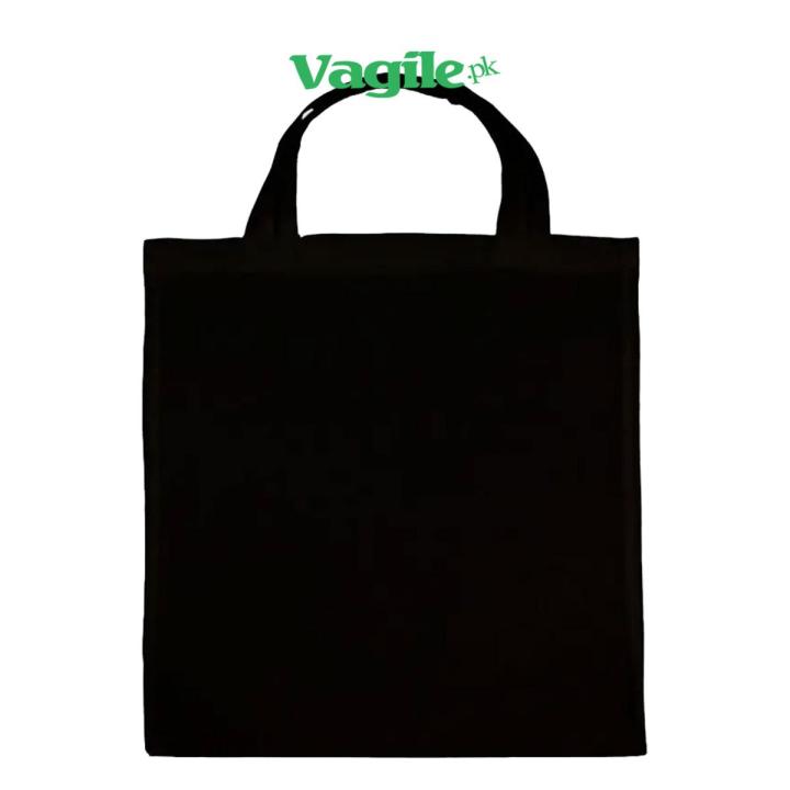 Vagile Short Handle Cotton Tote shopping Bags Plain Eco Friendly 38cm x 42cm quality craft party ...