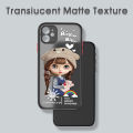 UCUC for Realme C53 C51 / Narzo N53 Note 50 Back Cover Rainbow Lovely Girls Frosted Transparent ...