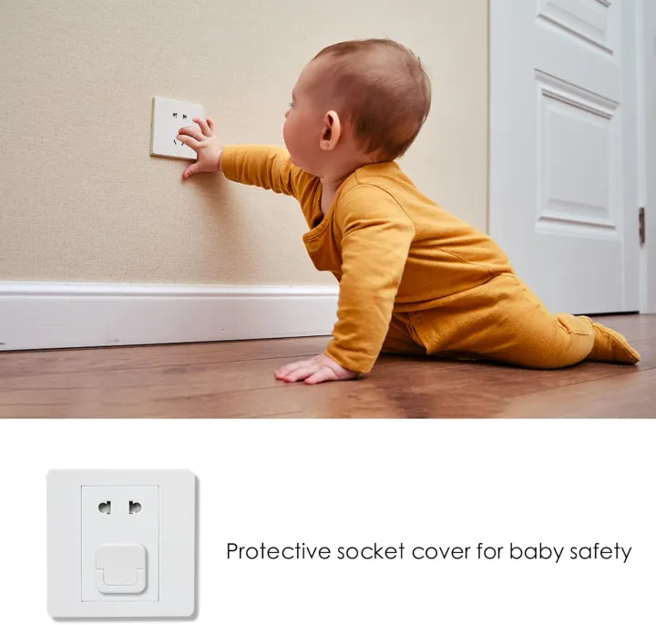 2 Pin / 3Pin Child Baby Kids Electrical Safety Outlet Plug Socket Cover ...