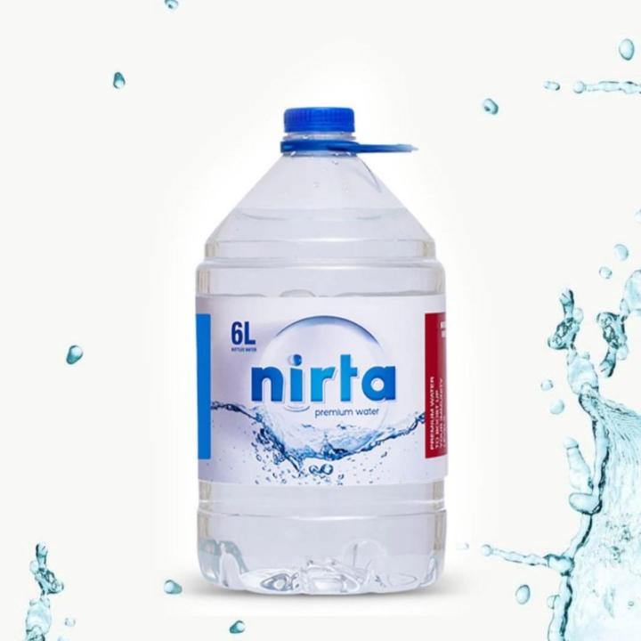 Premium mineral water 6 liter by Nirta naturally hydrant | Daraz.pk