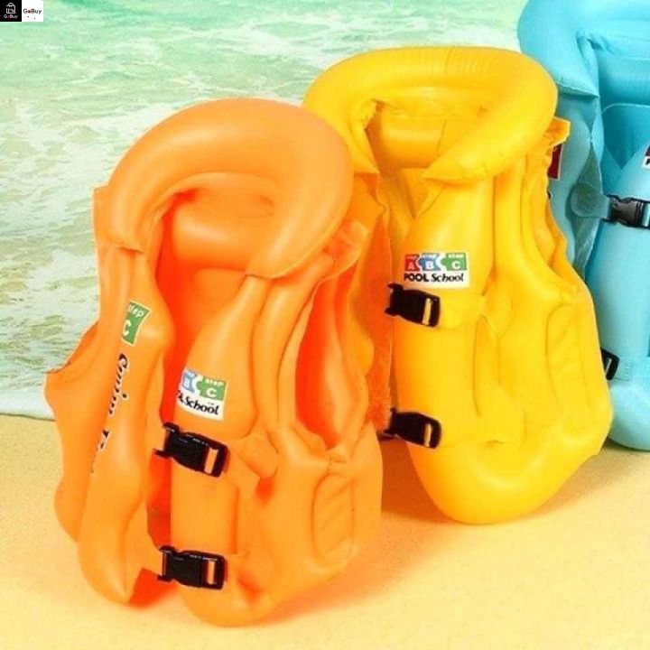 Children Inflatable Pool Float Life Jacket Vest Baby Swimming Safety ...