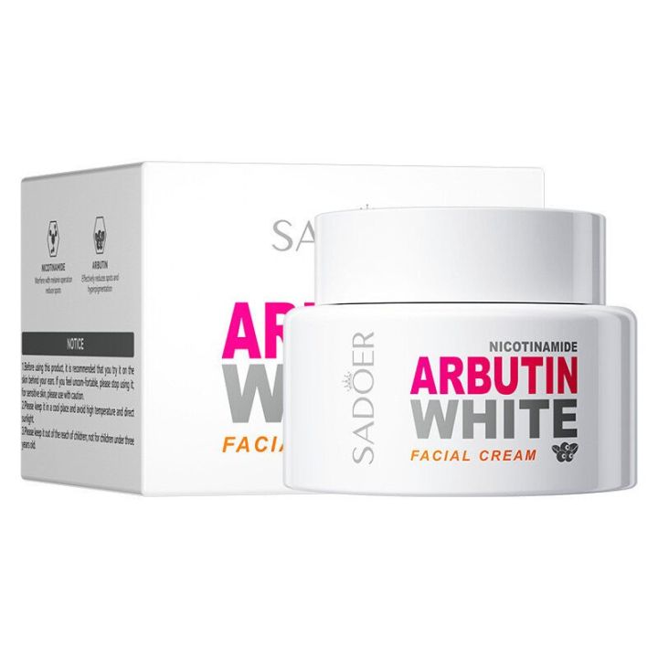Nicotinamide Arbutin White Facial Cream – Brightening, Whitening ...