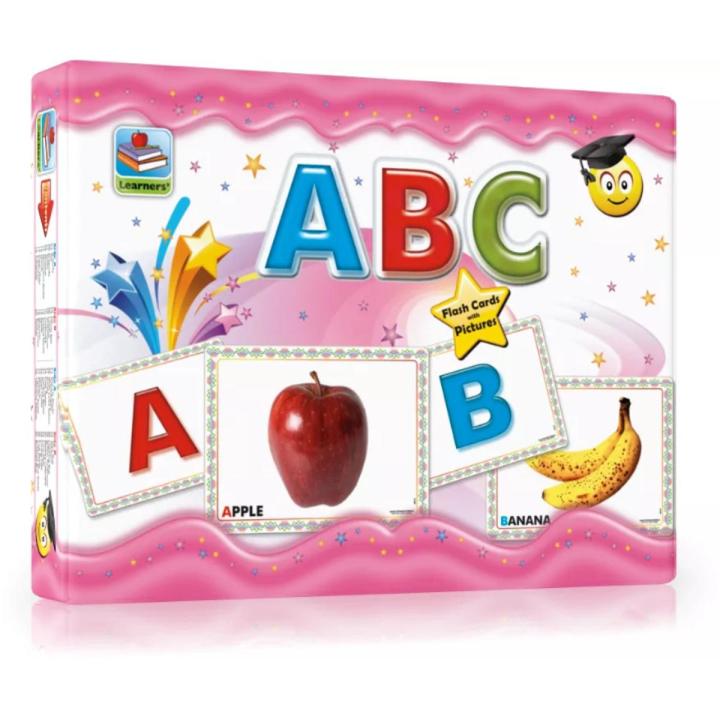 Early Learners Large Flash Cards of ABC Alphabets Export Quality | Daraz.pk